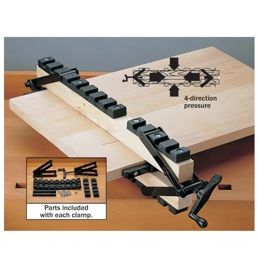 4-Way-Pressure-Clamp-Wood-Clamping-System-Woodworking-Set-to-6-Inch ...