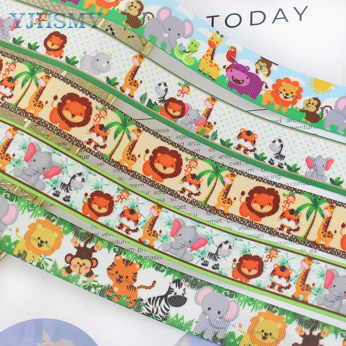 Animal Ribbon By The Yard