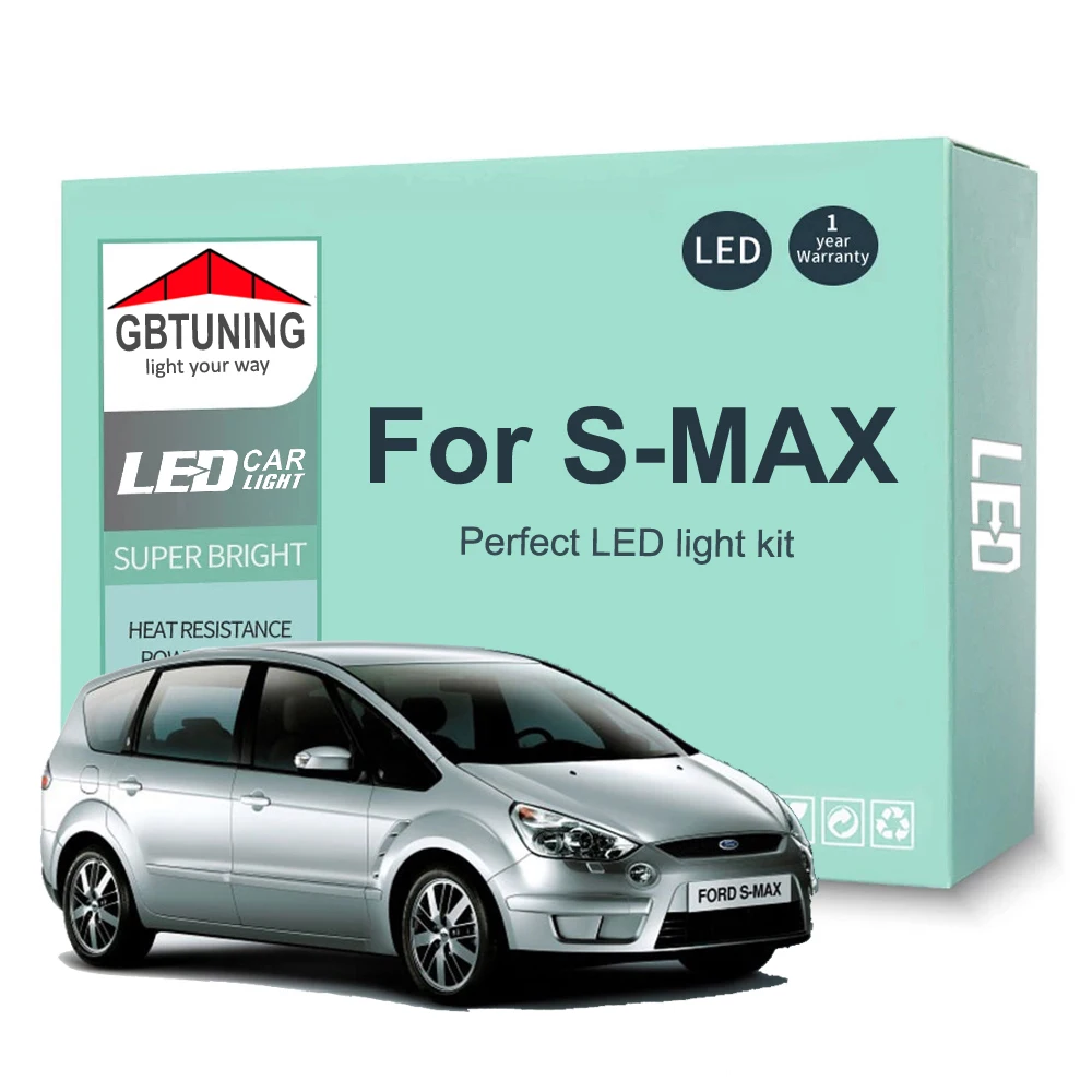 LED Interior Light Bulb Kit For Ford S-MAX S MAX SMAX 2006 2007 2008 ...