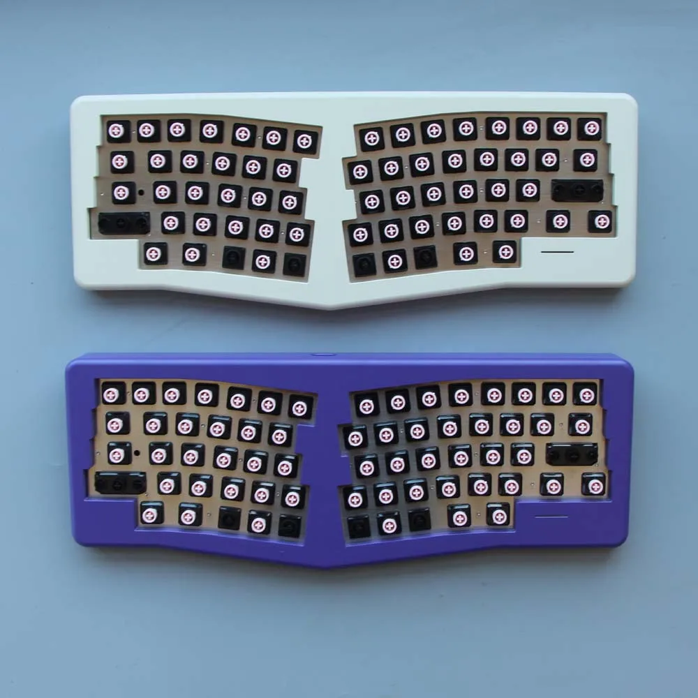 Casing-aluminium-CNC-sakelar-atas-kubah-karet-hhhkb-Alice-Kit-Keyboard ...