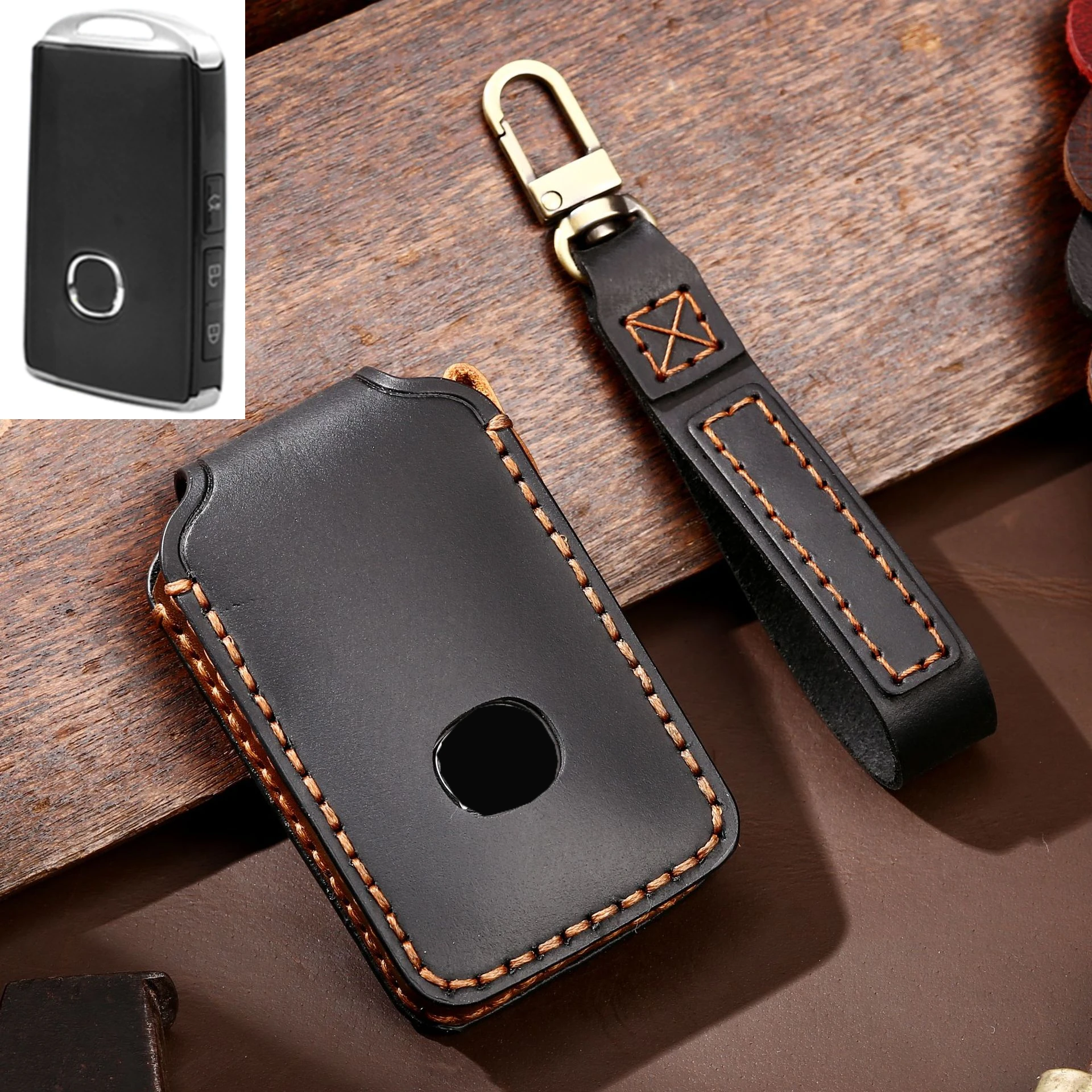 Genuine Leather Car Key Cover For Mazda Cx5 Cx7 Cx9 Demio 3 2020 6 Cx30 ...