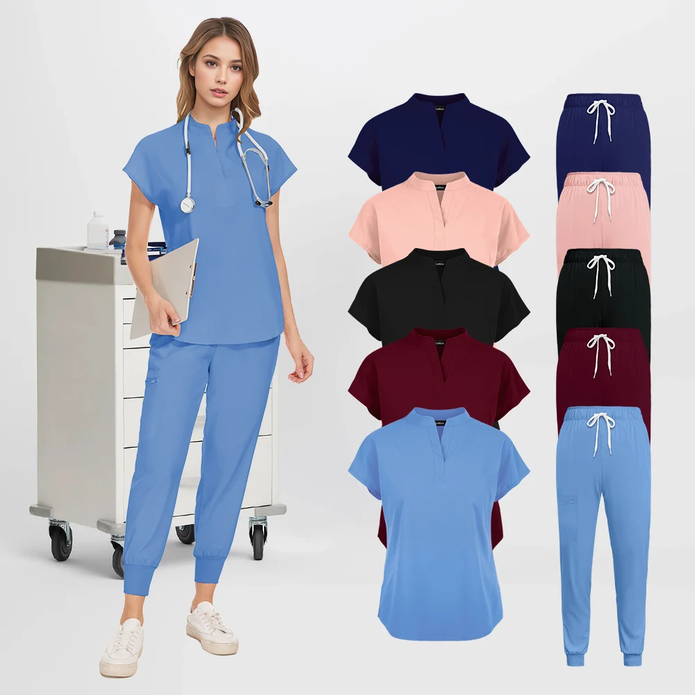 Fashion Clinical Surgical Uniforms Medical Scrubs Uniforms Sets Women ...