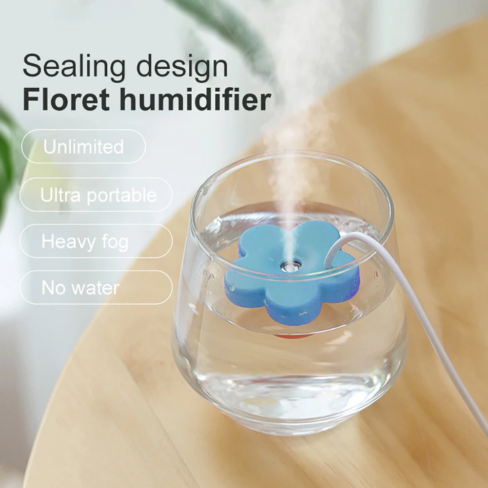 Petal-Shaped-Air-Humidifier-DC-5V-1A-Mini-Aromatherapy-Humidifiers ...