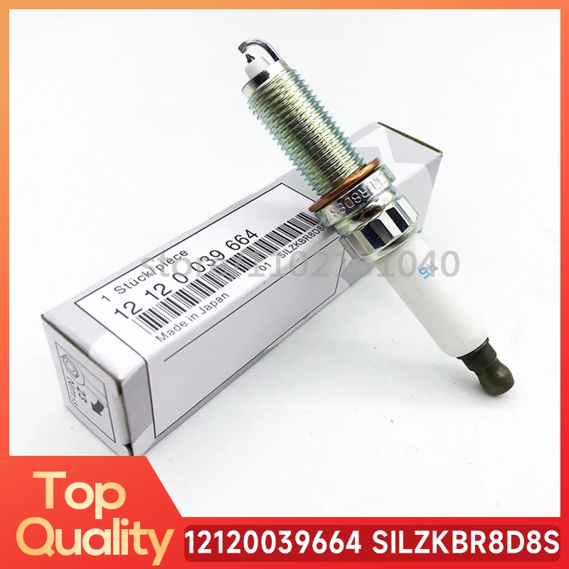 New-6PCS-12120039664-SILZKBR8D8S-Spark-Plug-For-BMW-F07-F10-F20-F25-F30 ...