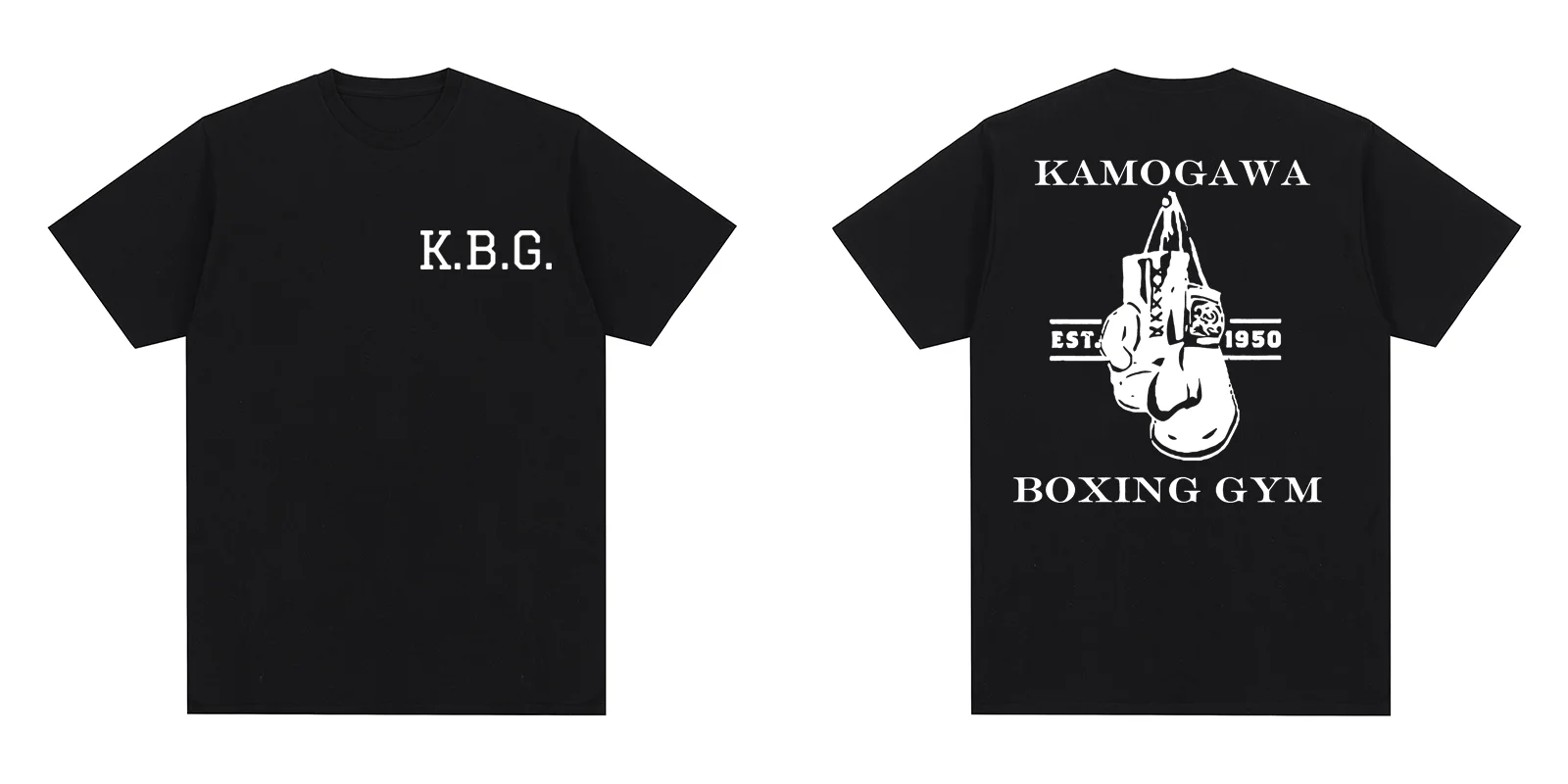 KBG-Hajime-no-Ippo-Anime-Kamogawa-Boxing-Gym-Vintage-T-shirt-Cotton-Men ...