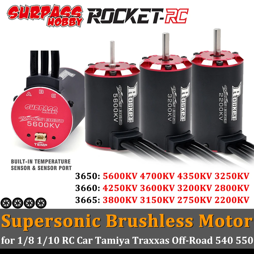 Surpass-Rocket-V2-Supersonic-Brushless-Motor-3650-3660-3665-W-Temp ...