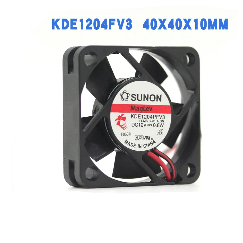 original KDE1204PFV3 12V 0.8W 4CM 4010 silent CPU north and south ...