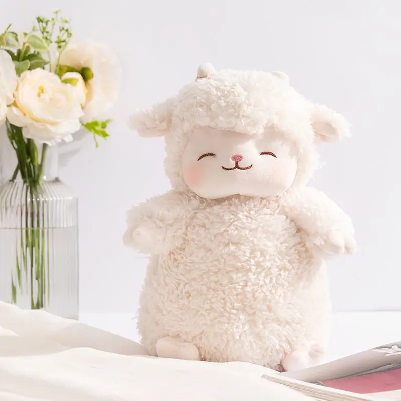 Miniso-Dream-Sleeping-Sheep-Plush-Toys-Doll-Linda-almohada-de-siesta-de ...