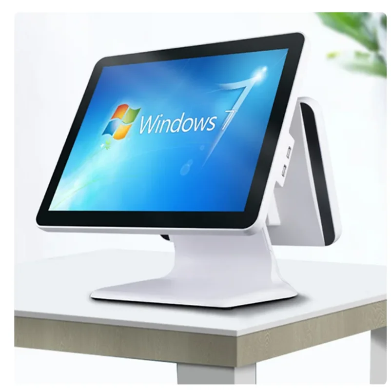 White-Touch-Screen-POS-System-Retail-And-Restaura-ntMulti-Language-To ...