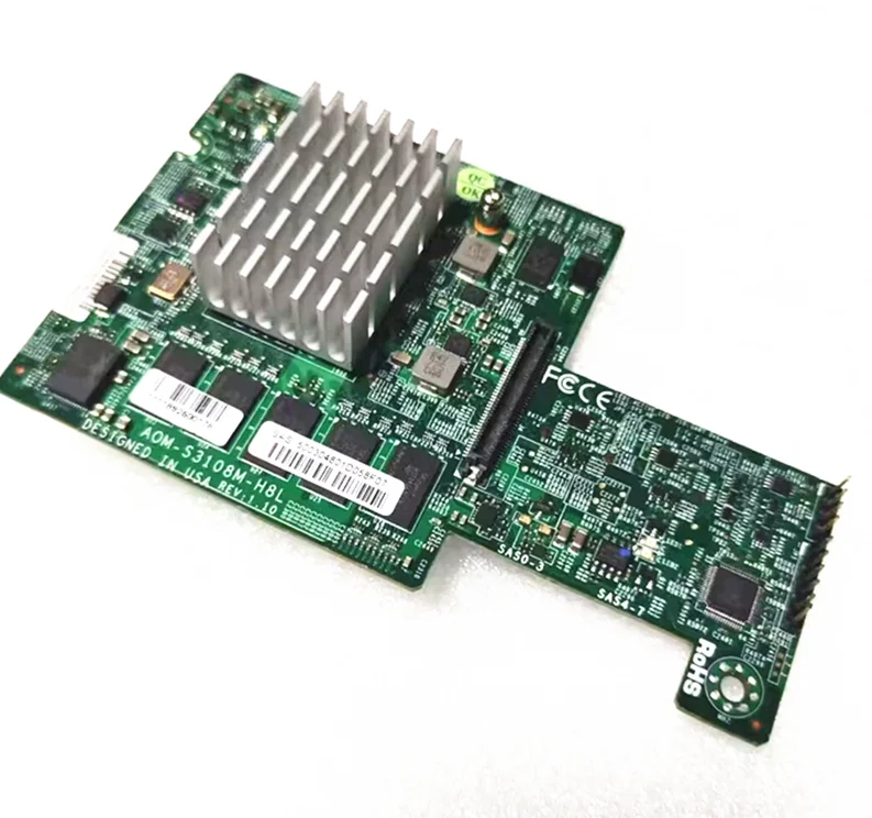 FOR Supermicro AOM-S3108M-H8L 8-Port SAS Internal RAID Mezzanine Card ...