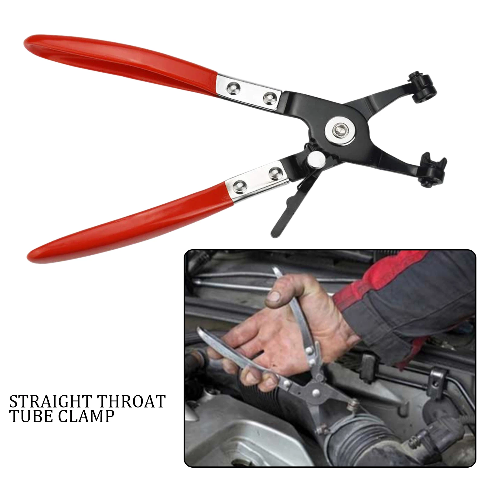 Car Tools Angled Swivel Locking Car Pipe Hose Clamp Pliers Fuel Coolant ...