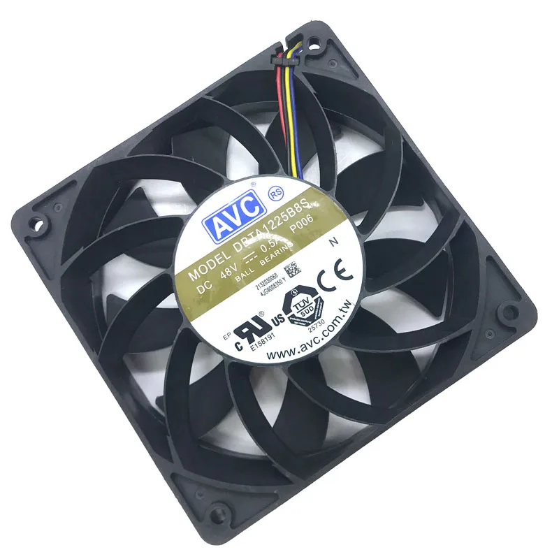 120mm-48V-Fans-New-For-AVC-DBTA1225B8S-P006-12cm-0-5A-120x120x25mm ...