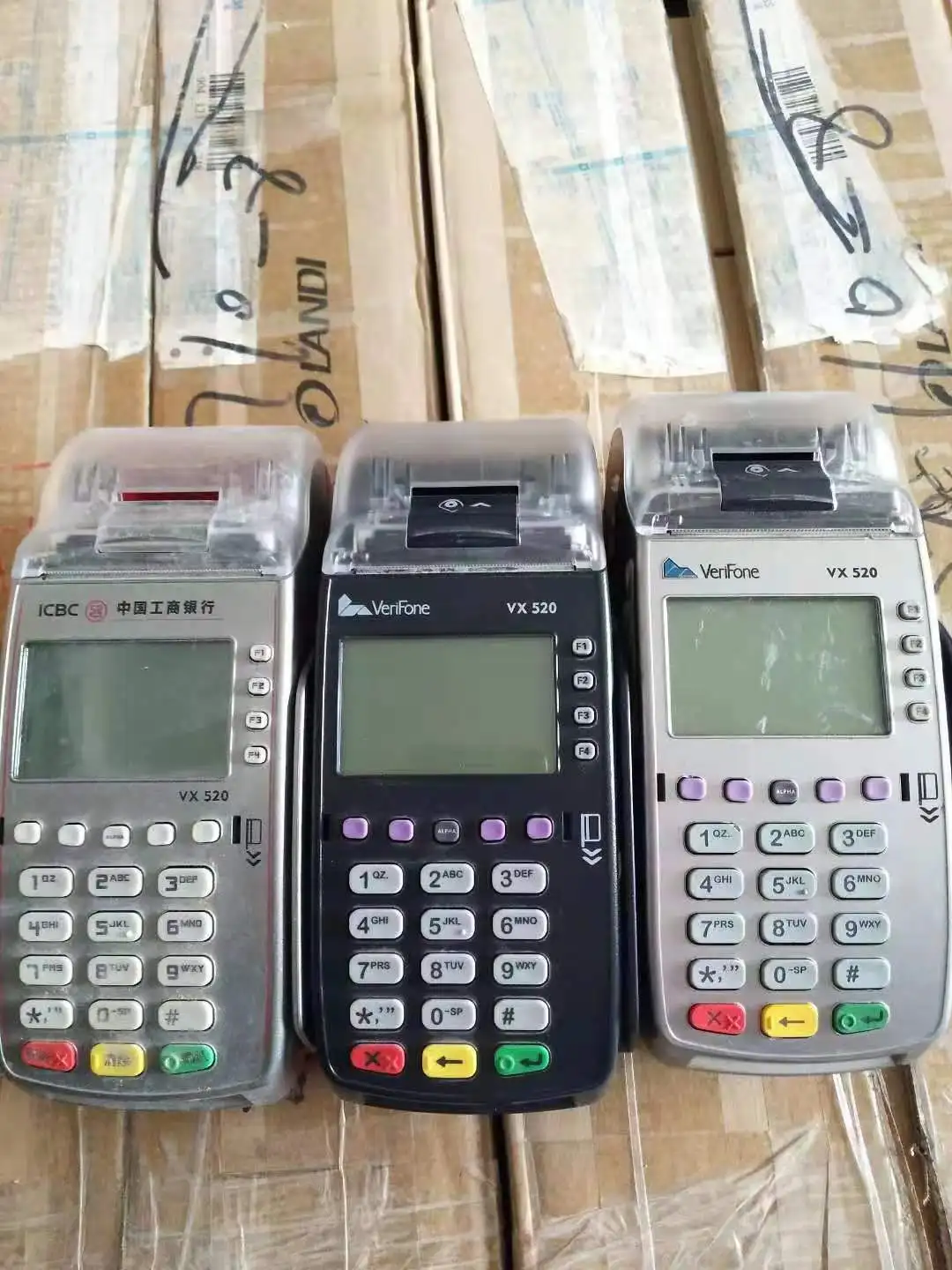 Used-VX520-GPRS-Payment-Terminal-pos-machines-free-shipping-Mobile-POS ...