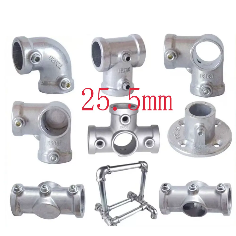 25MM-Aluminum-alloy-Connector-Elbow-Tee-Base-Flat-Three-dimensional ...