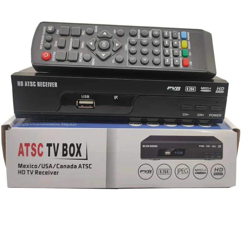 Digital STREAM Converter Box Cable TV Boxes Mediasonic HomeWorX ATSC ...