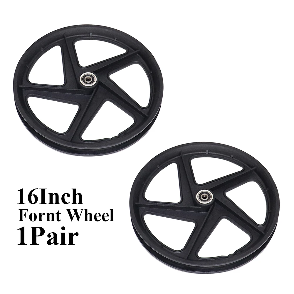 320mm-1-Pair-16-Inch-Only-Front-Wheel-Tyre-Plastic-Rim-Hub-For-16inch ...