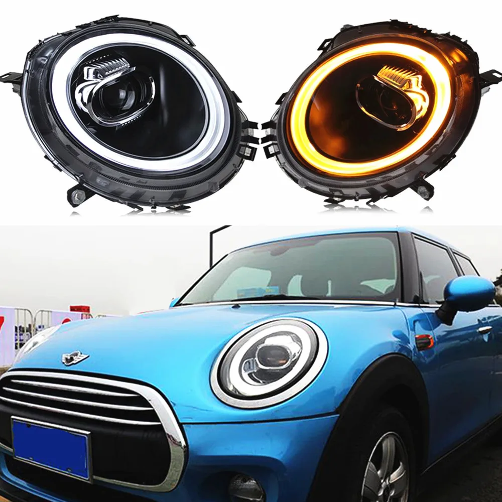 Faros-delanteros-LED-para-coche-accesorios-para-BMW-Mini-Cooper-R55-R56 ...