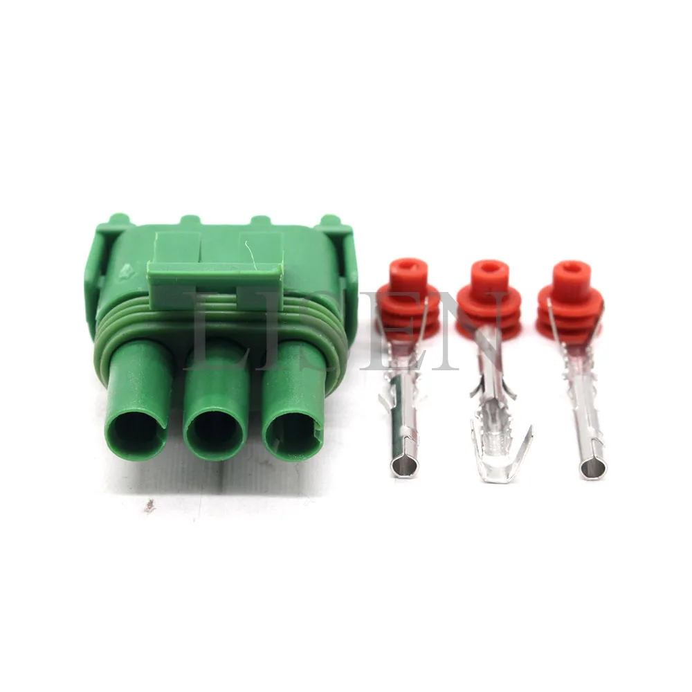 10-sets-12020403-12020801-Delphi-3-Pin-Green-Female-Waterproof-Plug ...