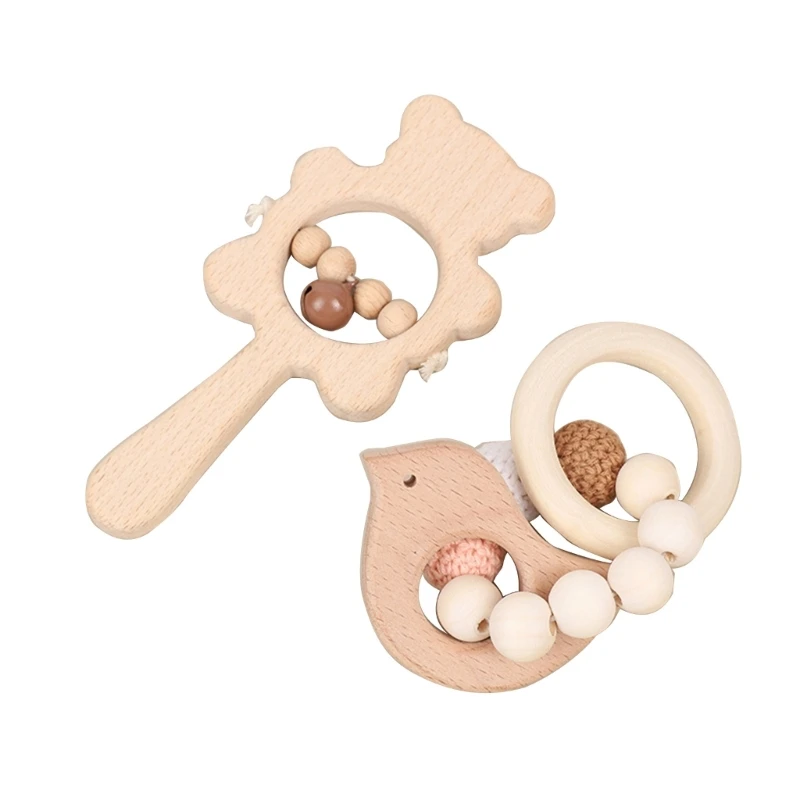 N80C-Infant-Bear-Rattle-Drum-Teething-Toy-Music-Rattle-Handhold ...