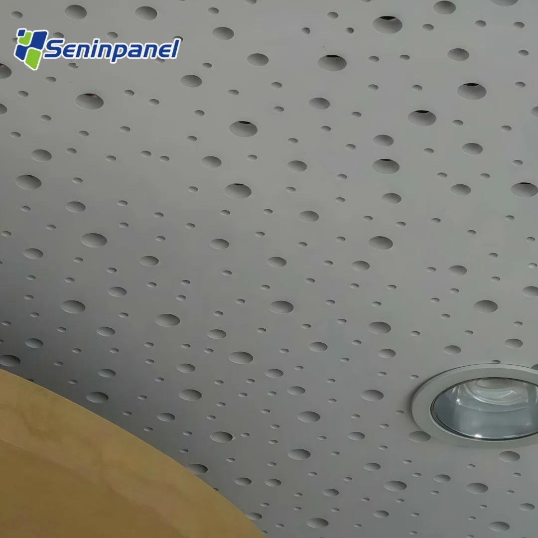 seninpanel Hospital Ceiling Tiles 12*2400*1200mm Perforated Gypsum ...