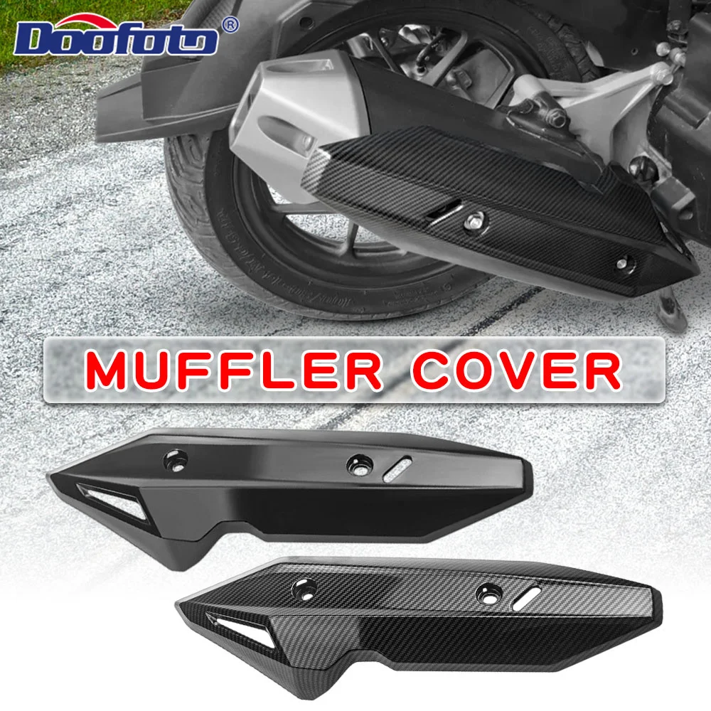 Motorcycle-Exhaust-Muffler-Pipe-Protection-Cover-Heat-Shield-Shell-Anti ...