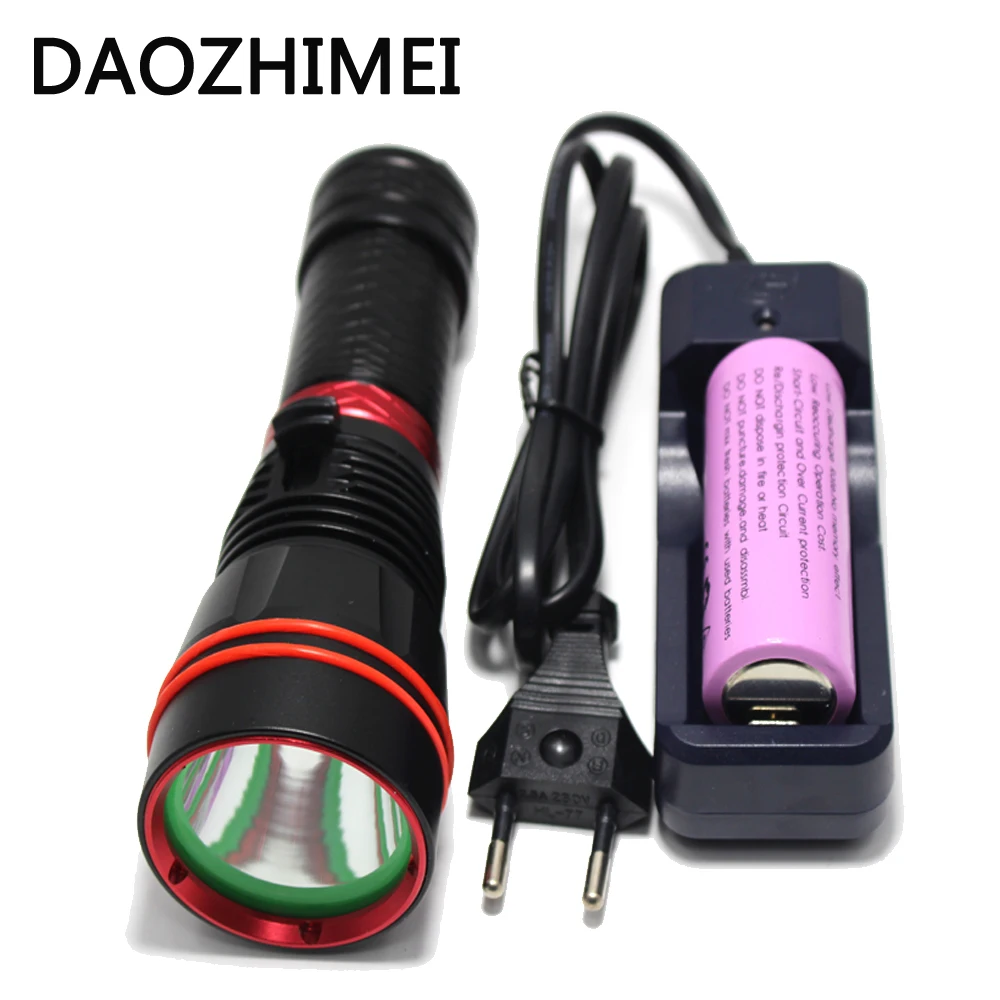 5000 Lumens XM-L2 Underwater 150M waterproof LED Diving Flashlight ...