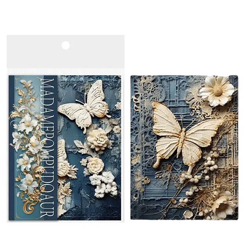 Scrapbook Paper Pad Scrapbooking Decoupage Paper In Floral Style ...