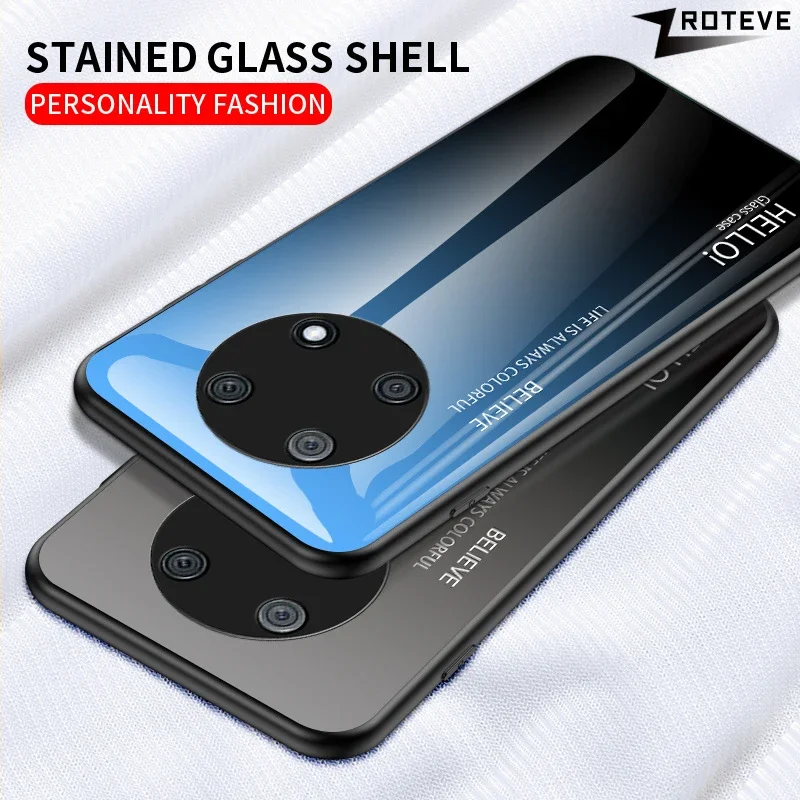 For-NovaY90-Case-ZROTEVE-Gradient-Tempered-Glass-Cover-For-Huawei-Nova ...