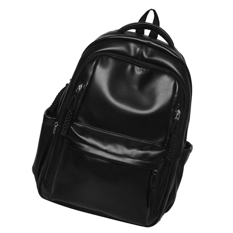Soft-PU-Leather-Backpack-with-Large-Capacity-for-College-School-Books ...