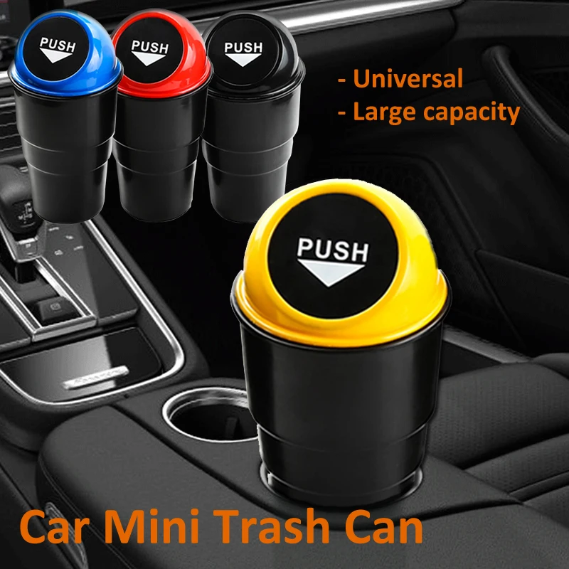 Mini-Garbage-Bins-for-Car-Interior-Universal-Spring-Loaded-Trash-Can ...