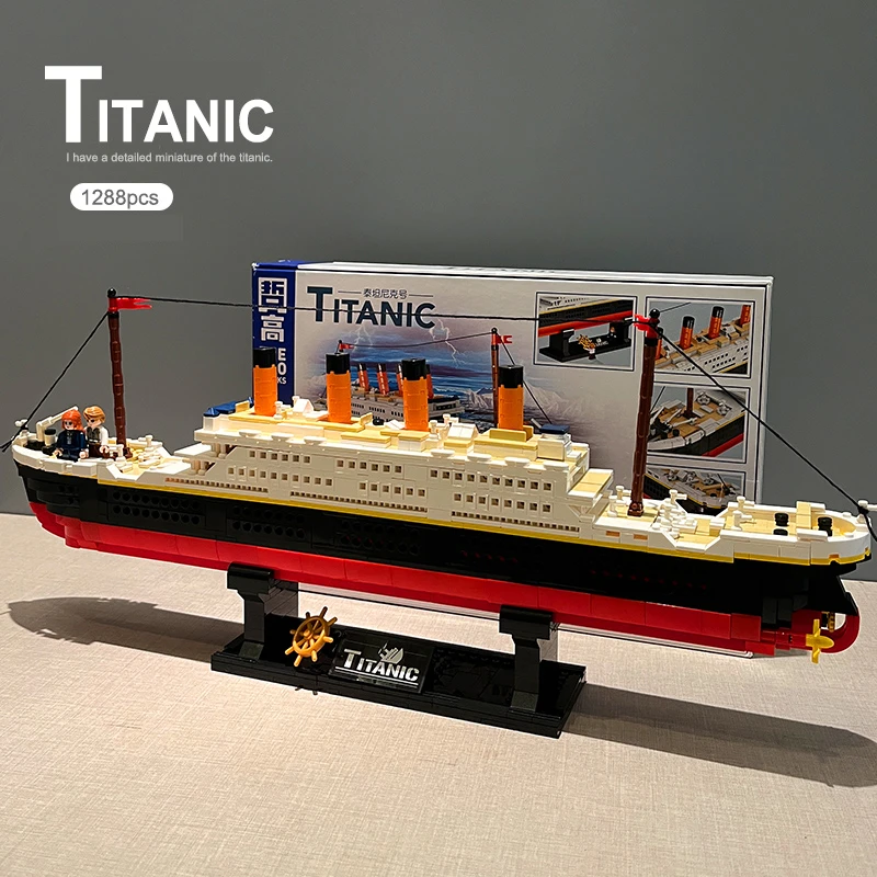 Titanic RMS Cruise Boat Ship Romance Building Blocks 3D 1288PCS ...