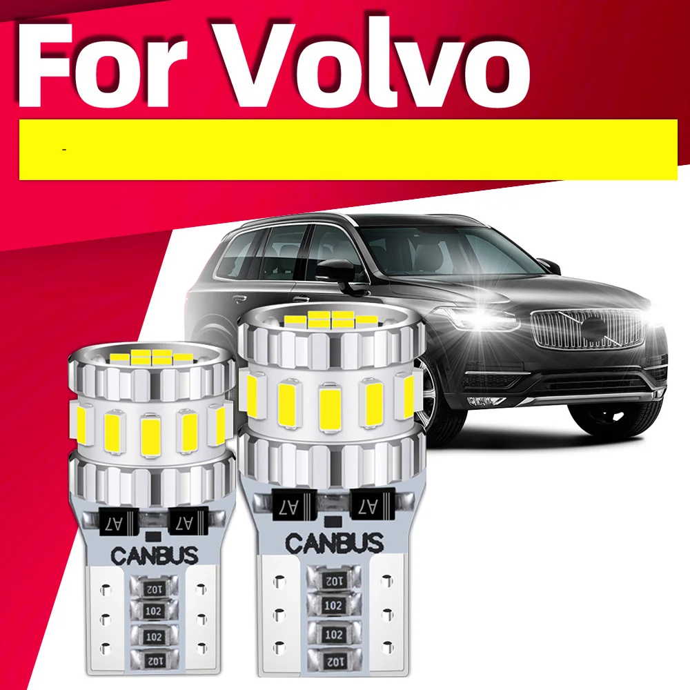 2x For Volvo C30 C70 S40 S60 S70 S80 V50 V70 XC70 XC60 XC90 LED ...