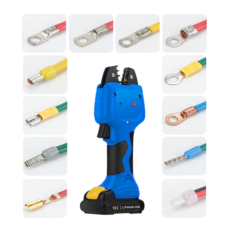 Electric-Crimping-Tool-Terminal-Pre-insulated-Tube-Type-Bare-Terminal ...