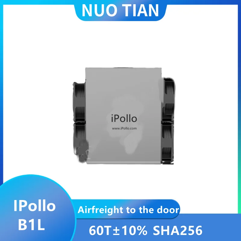 NEW IPollo B1L 60T±10% SHA256 BTC BCH Miner Better Than WhatsMiner M31S M21S M20S Antminer S9 ...