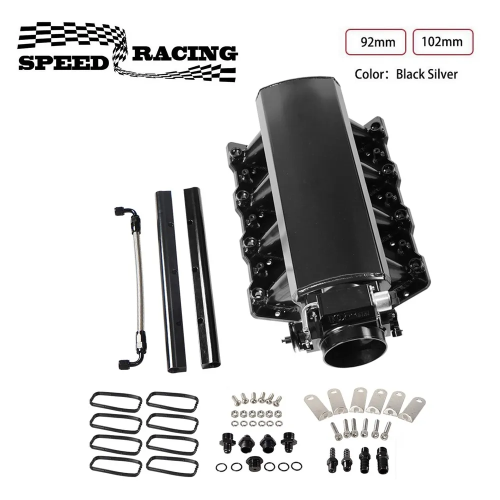 92mm-102mm-Intake-Manifold-Rail-Eight-Hole-Intake-Manifold-Throttle ...