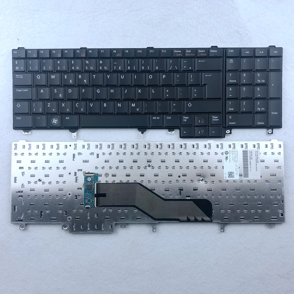 European Laptop Keyboard for Dell Latitude E6520 E5520 5530 6530 M4700 ...