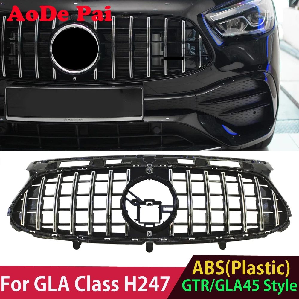 GTR-Style-Panamericana-Front-Bumper-Grille-for-Mercedes-New-GLA-Class ...