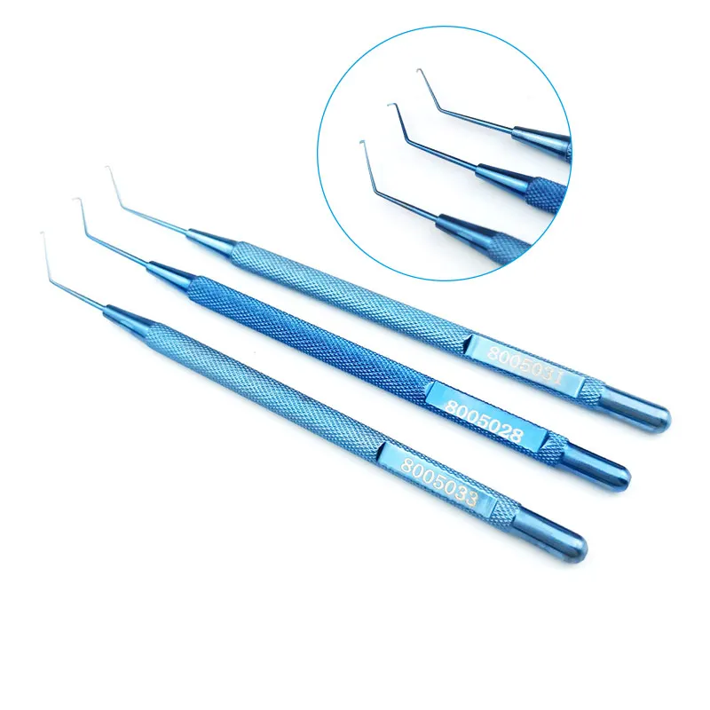 Titanium fukasaku pequeno pupila snapper gancho e nlchamln phaco ...