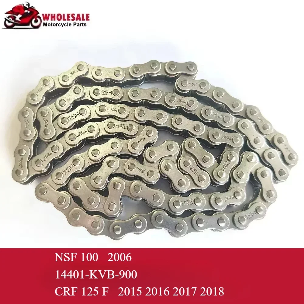 25H 90L Motorcycle Engine Cam Camshaft Timing Chain For HONDA CRF125F ...