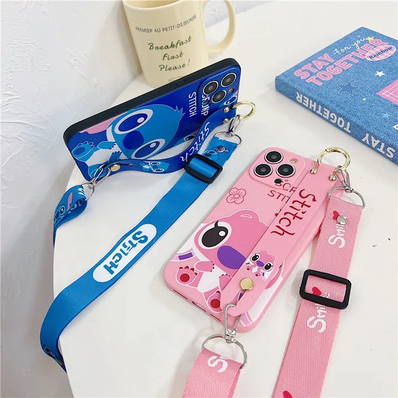 Disney-funda-cruzada-de-Stitch-para-iPhone-carcasa-de-TPU-con-correa ...
