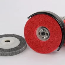 100mm Nylon Fiber Polishing Wheel Non Woven Abrasive Disc 4inch ...