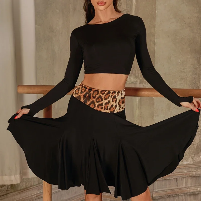 customized ZYM tops tie semi-circular backless Latin dance costume ...
