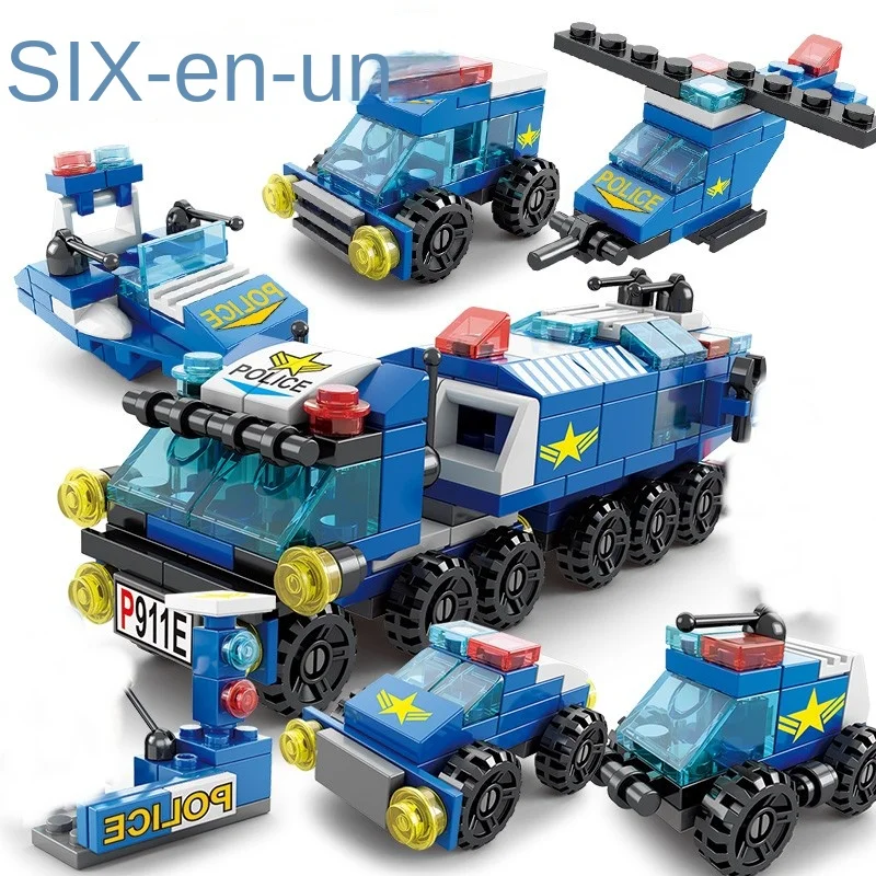 Mini-Six-In-One-Vehicle-Shapes-Bricks-Fancy-Assembled-Block-Puzzle ...