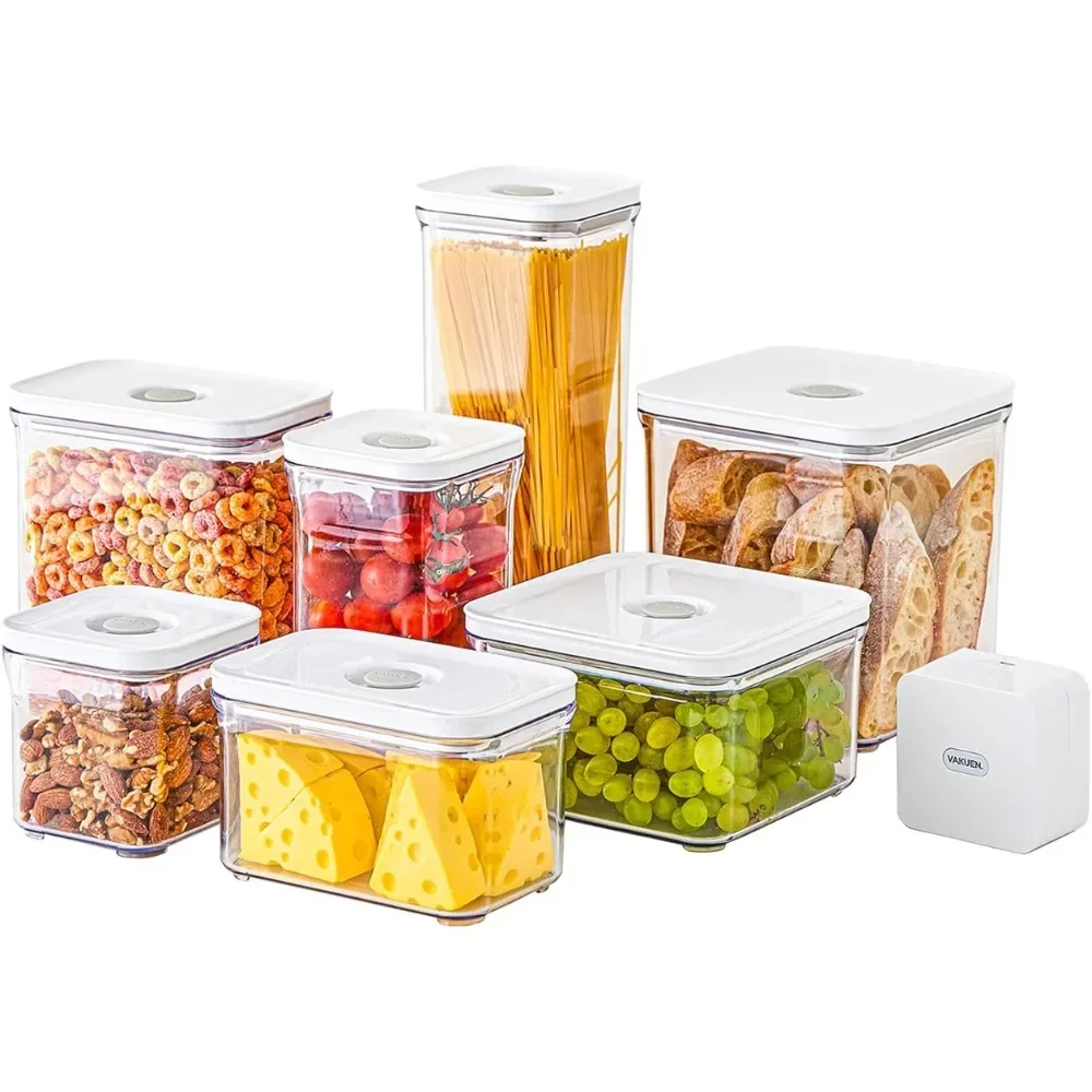 Food-Storage-Containers-Mega-8P-Set-with-7pcs-Container-and-Vacuum ...