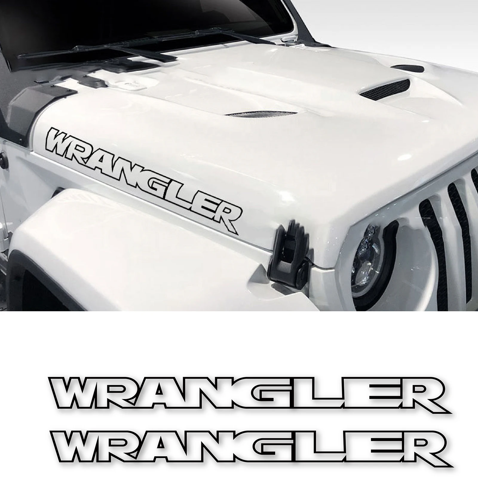 2PCS-For-Jeep-Wrangler-Engine-Letter-Hood-Bonnet-Sticker-Vinyl-Film-Decals-Modification-Auto ...