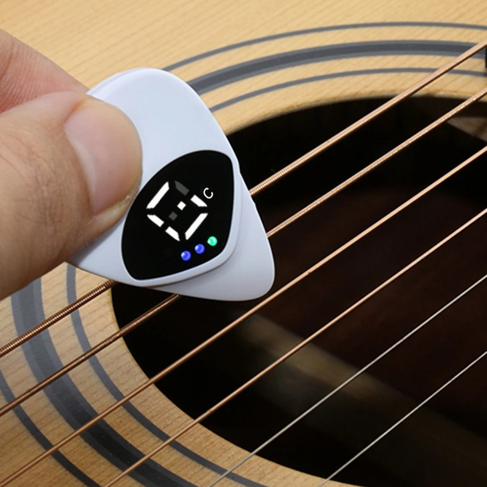 Guitar Picks with Built In Tunner Real Time Monitoring Acoustic Guitar ...