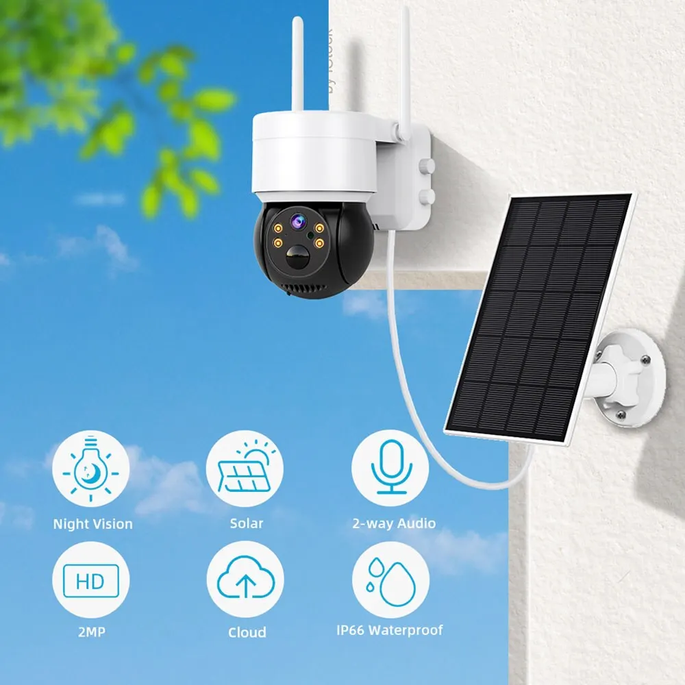 Solar-Camera-WIFI-Outdoor-1080P-HD-Wireless-Security-CCTV-Waterproof ...