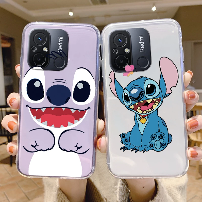 Funda-de-tel-fono-Stitch-Lilo-Angel-para-Redmi-12C-11A-4G-carcasa ...