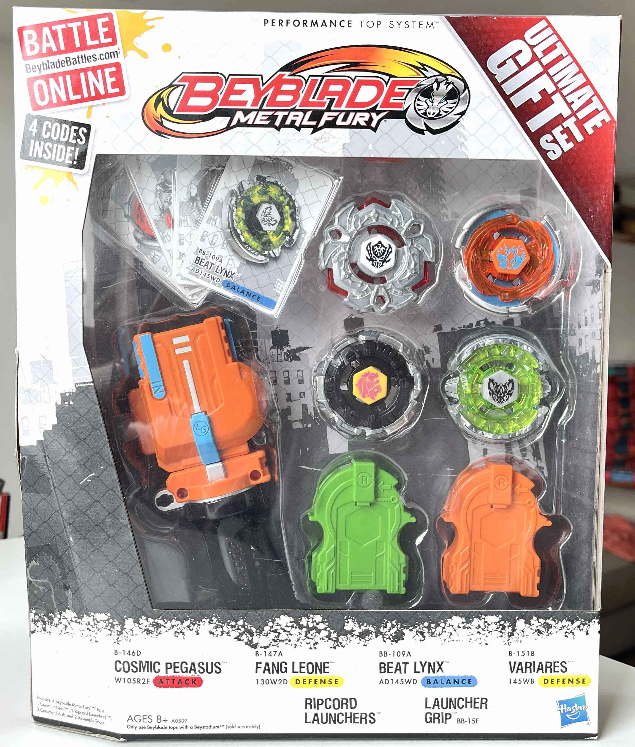 Beyblade Metal Fury Mercury Anubis Vs Beat Lynx