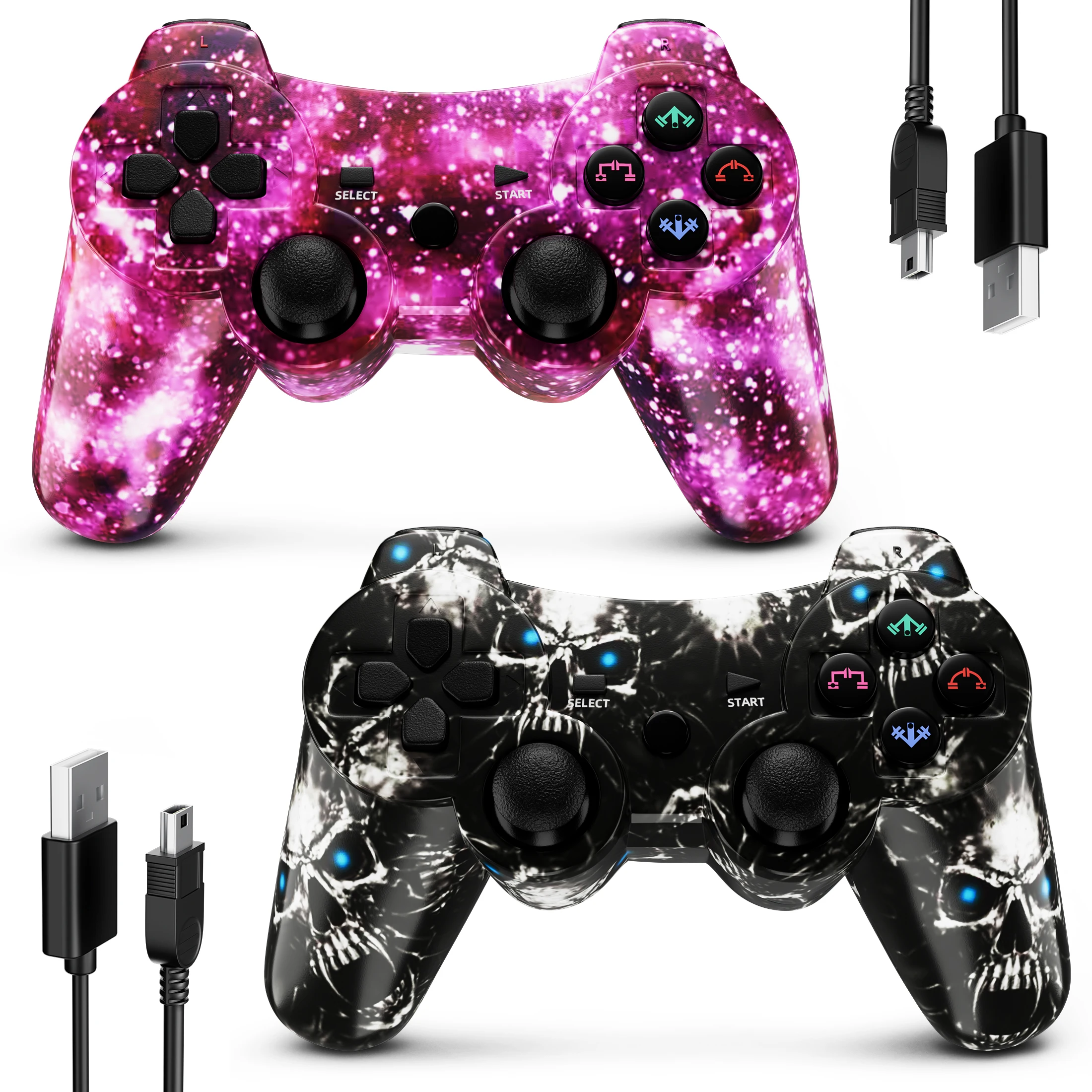 Mando-inal-mbrico-para-PS3-mando-para-PS3-doble-choque-3-Bluetooth-4-0 ...